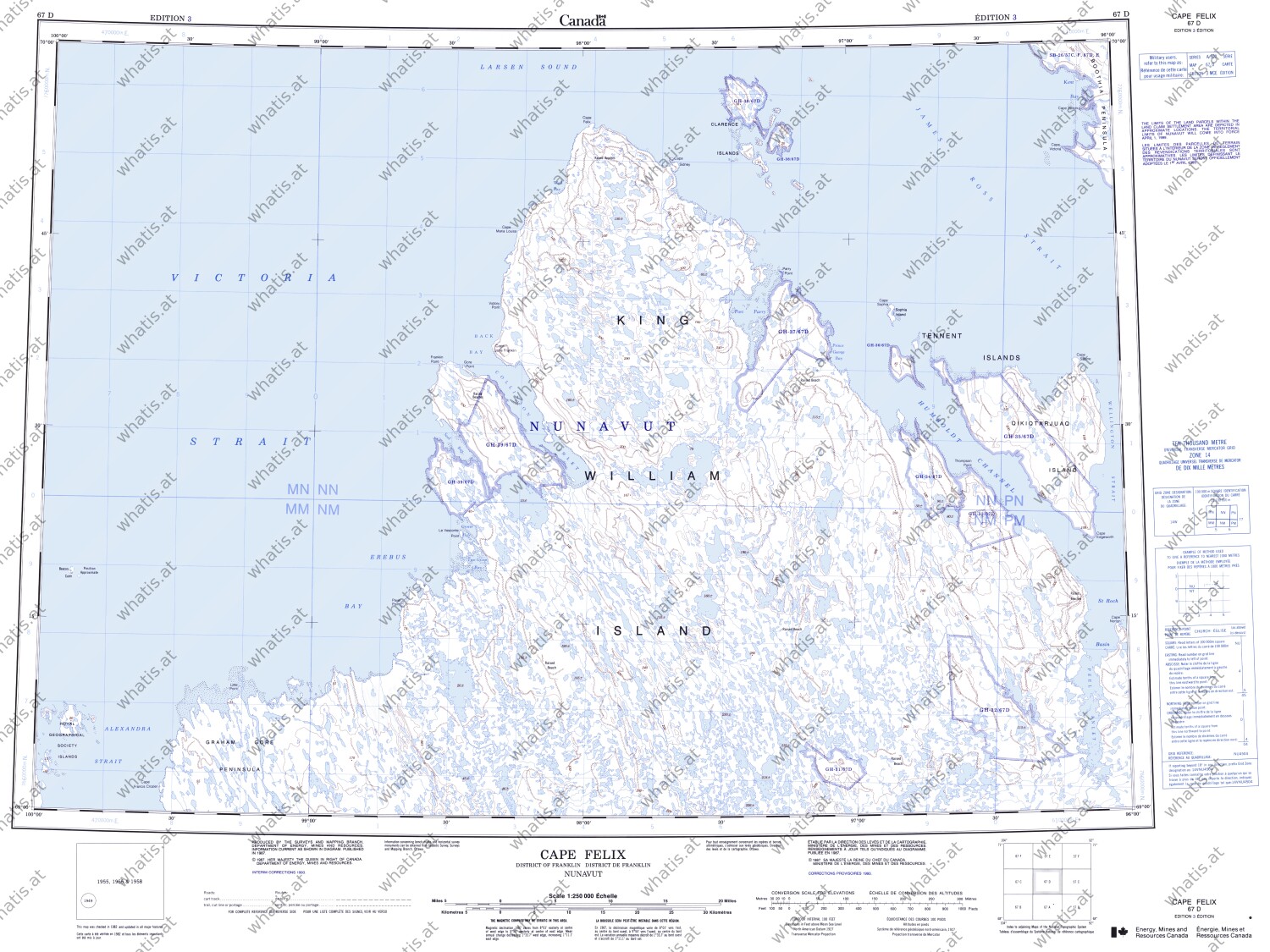 NR-13,14 3-3│1993│67D│Cape Felix│CA. Surveys and Mapping Branch│CA ...